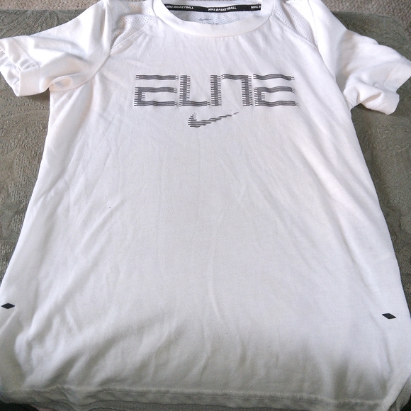 Nike | Shirts & Tops | Nike Mens White Elite Shirt | Poshmark